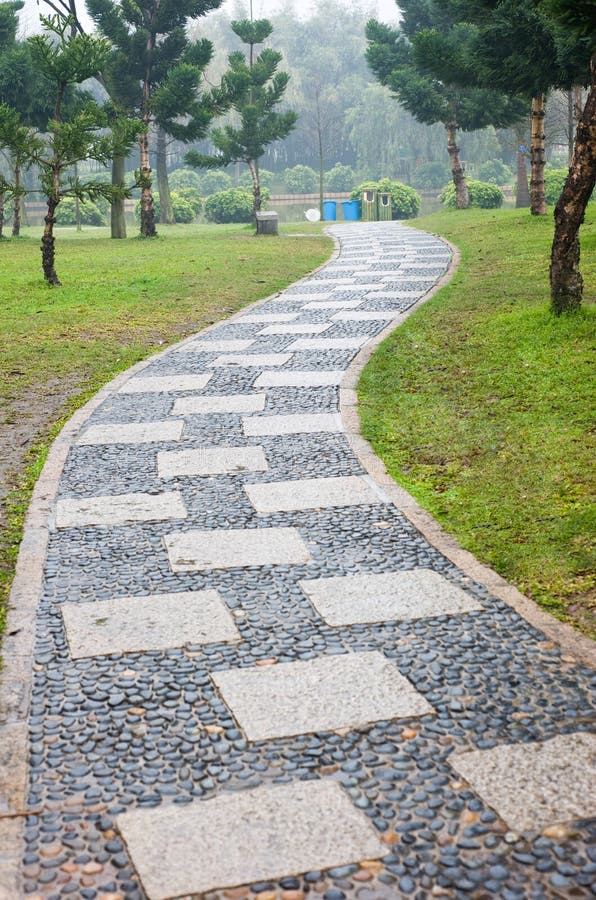 Tao - the Pathless Path and Landscape Design Stock Image - Image of ...