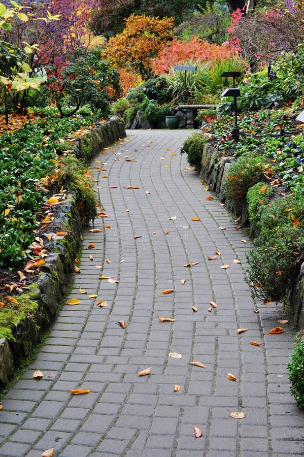Garden path stock image. Image of canadian, canada, flower - 7511299