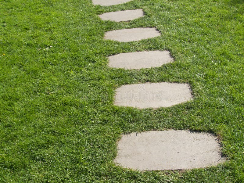 Garden path stock photo. Image of natural, perennial, outdoor - 9218204