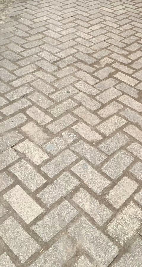 Garden path made of bricks stock image. Image of path - 278480209