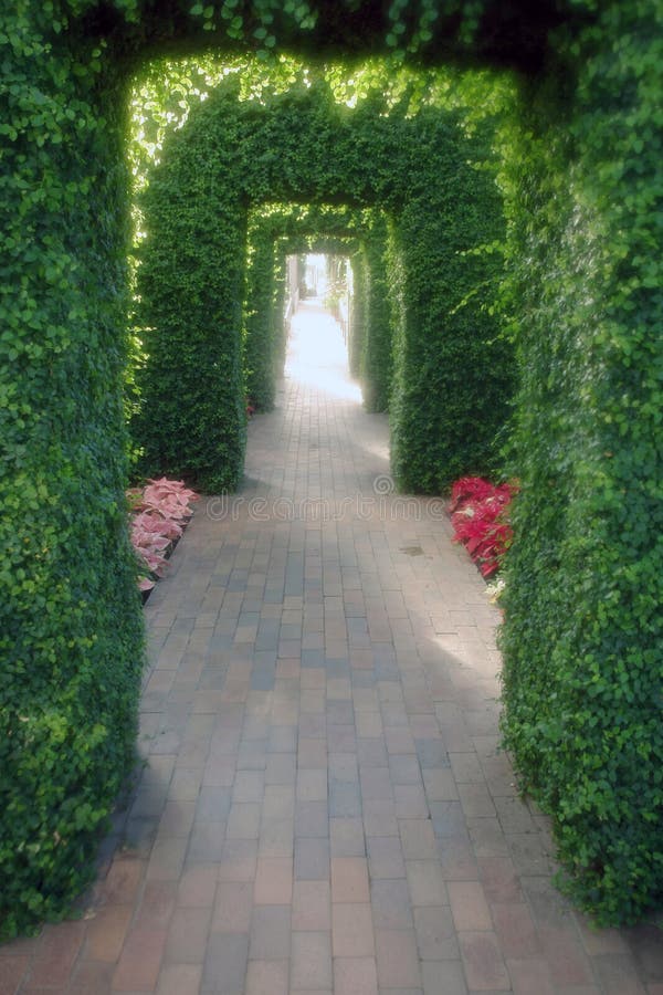 Garden Pathway stock photo. Image of door, perspective - 1757894