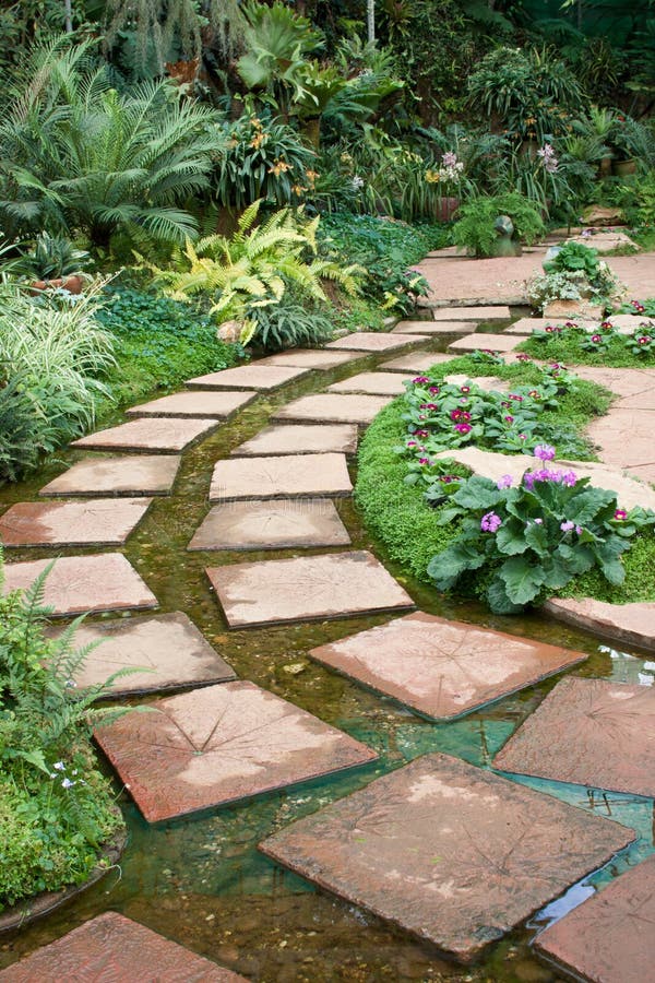 Garden Pathway stock photo. Image of door, perspective - 1757894