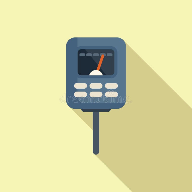 Garden Ph Meter Icon Flat Vector. Probe Test Kit Stock Illustration ...