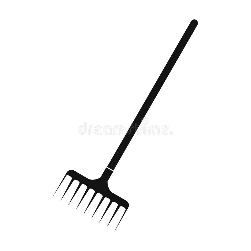 Garden Rake Icon, Isometric 3d Style Stock Vector - Illustration of ...