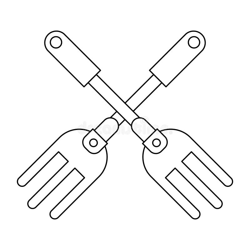 Rake Shovel Crossed Stock Illustrations – 30 Rake Shovel Crossed Stock ...