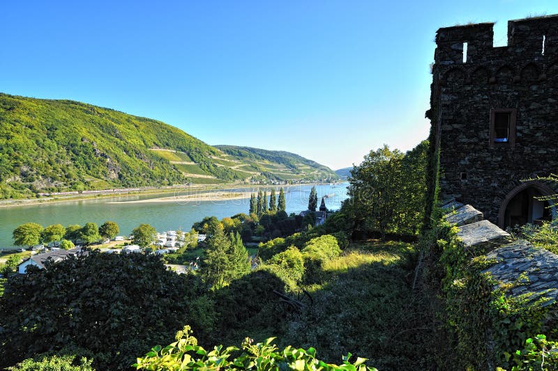 Reichenstein Castle in Germany Stock Image - Image of ancient, vintage ...