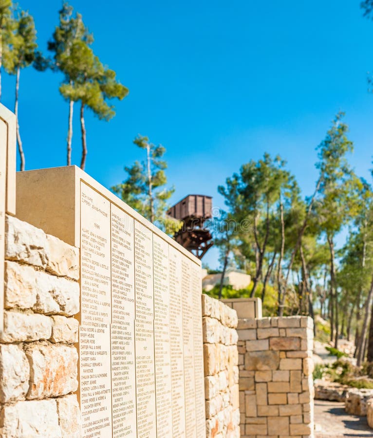 Righteous among the Nations Garden at Holocaust Shoa Memorial Yad ...