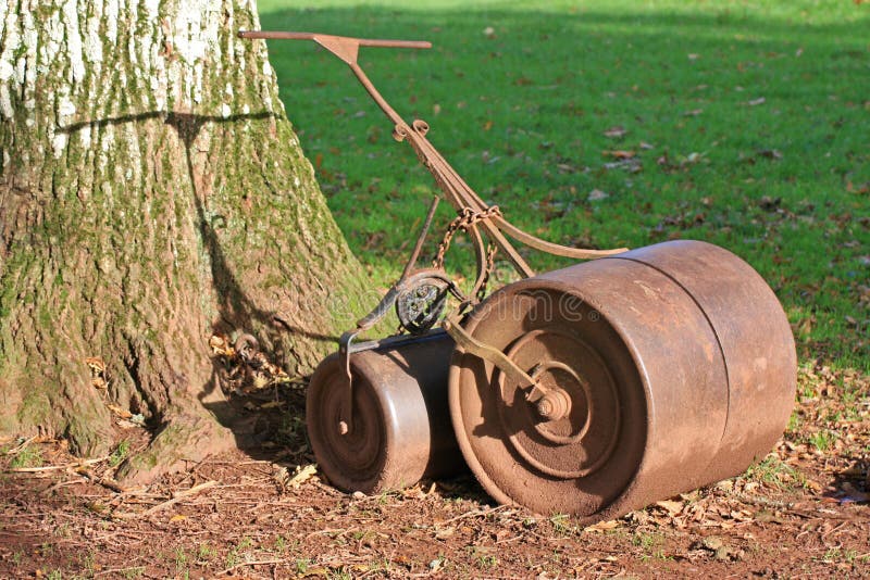 Garden Roller stock image. Image of lawn, roller, roll - 71143931