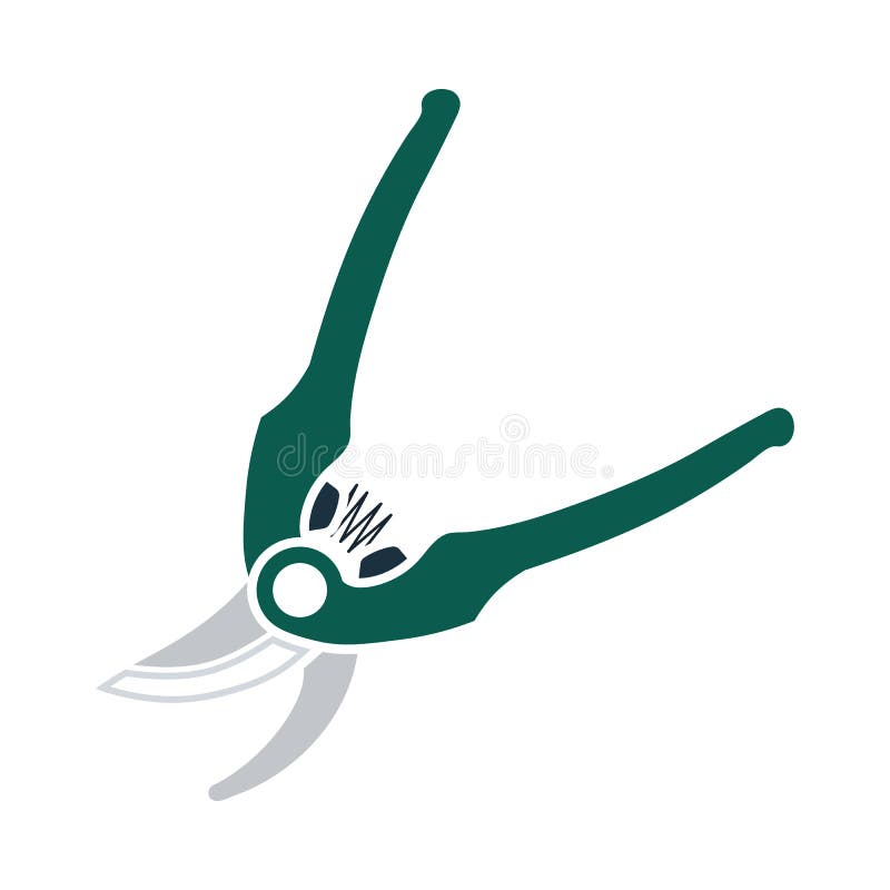 Garden Scissors Icon stock vector. Illustration of tool - 196488379