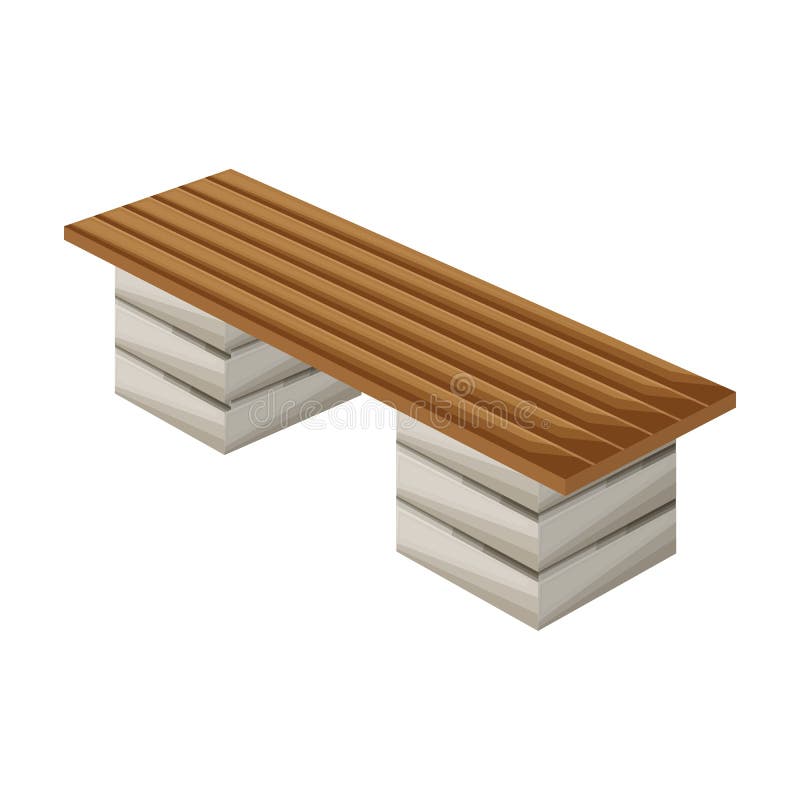 Garden Seat Vector Icon.Outline.line Vector Icon Isolated on White ...