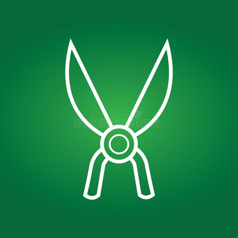 Garden Shears. Vector Illustration Decorative Design Stock Vector ...