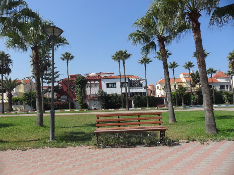 Garden sidi rahhal morocco stock image. Image of morocco - 127132489