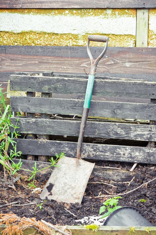 Garden spade stock photo. Image of agriculture, allotment - 45487902