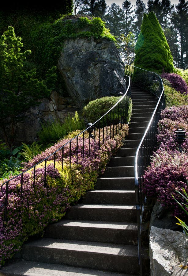 Garden staircase stock photo. Image of beautiful, color - 25247782