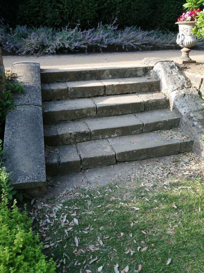 Garden Step View stock image. Image of display, step - 153230773