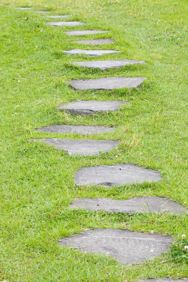 Garden Stone Nature Pathway Stock Photo - Image of park, brick: 32547688