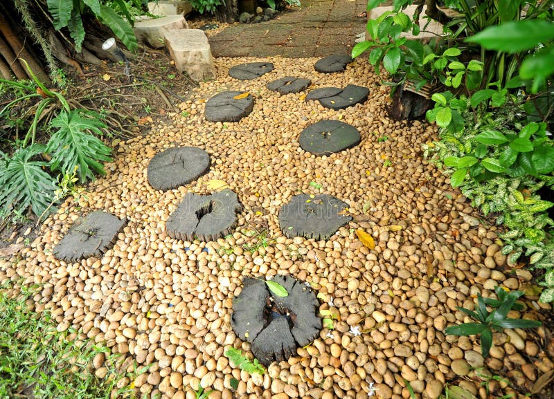 Garden Stone Path stock photo. Image of farm, curve, cultivate - 21102252