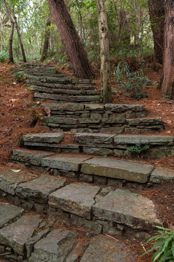 Garden Stone Path stock photo. Image of lake, nature - 297636664