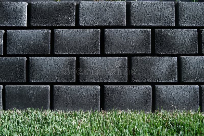 In the Garden, a Stone Wall is Beautifully Complemented by a Perfect ...