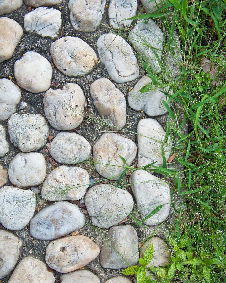Garden stones stock image. Image of material, home, grass - 35179423
