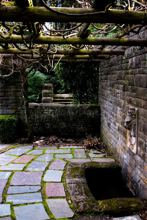 Garden structure stock photo. Image of flagstones, garden - 2391264