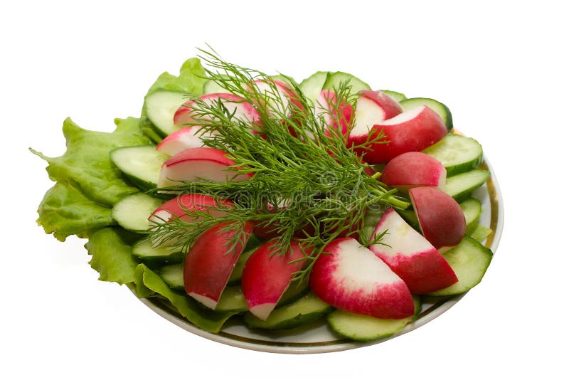 Garden stuff on the dish. stock image. Image of freshness - 5075363