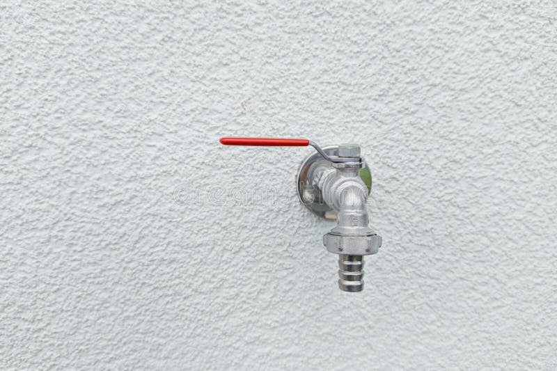 Garden Tap on Building Wall Stock Photo - Image of hose, supply: 324769516
