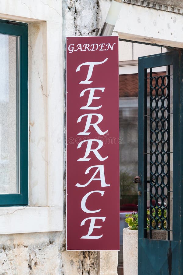 Garden Terrace stock photo. Image of relax, garden, relaxation - 45058092