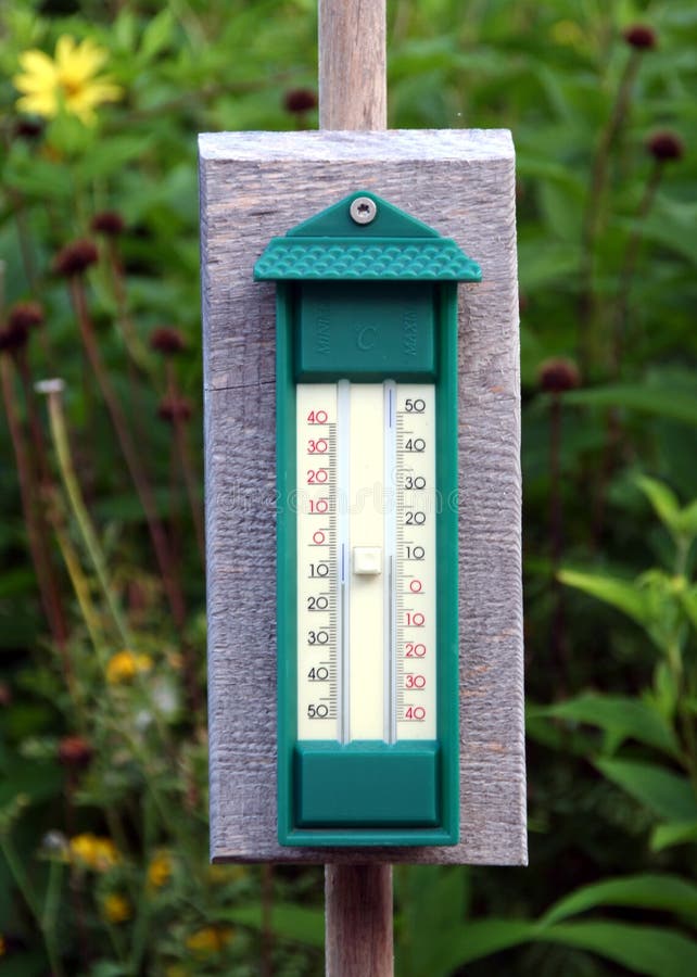 Garden thermometer stock photo. Image of celsius, centigrade - 15643554