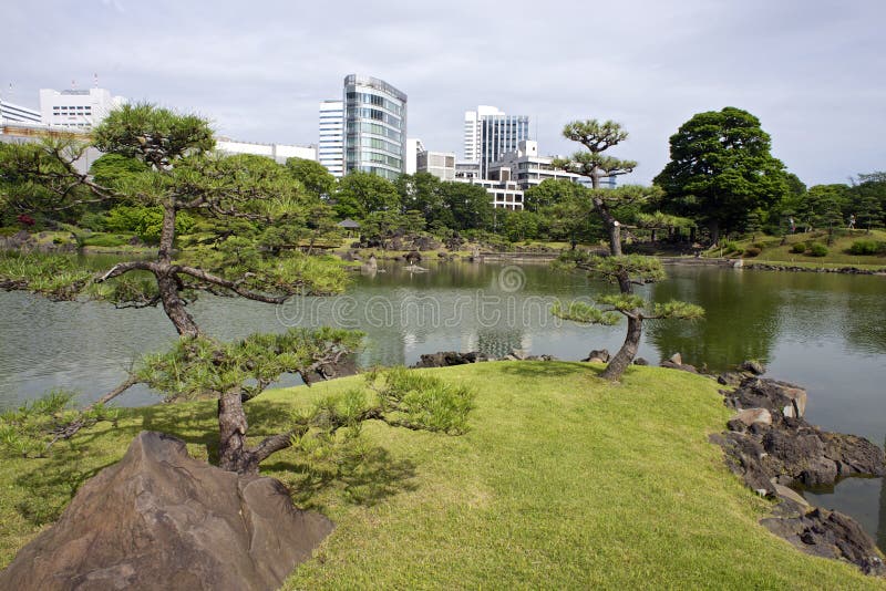 Garden in Tokyo stock photo. Image of asian, landscape - 32026662