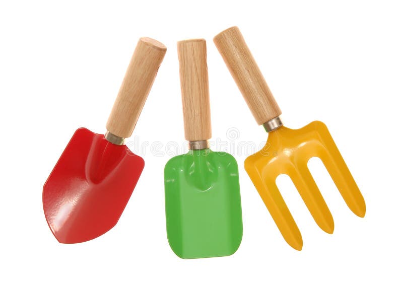 Garden tools stock image. Image of team, paint, colorful - 6817331