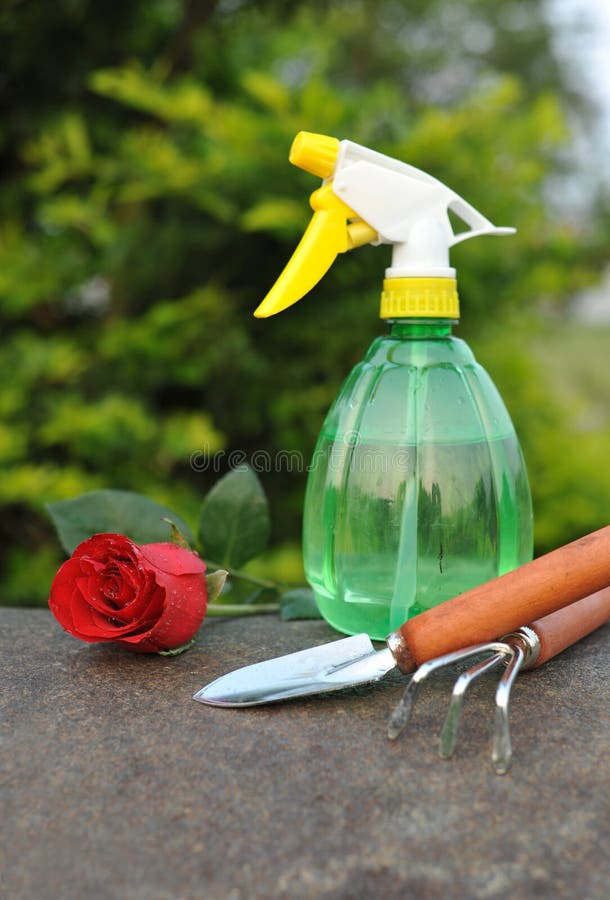 Garden tools stock photo. Image of summer, colorful, outdoor - 9089164