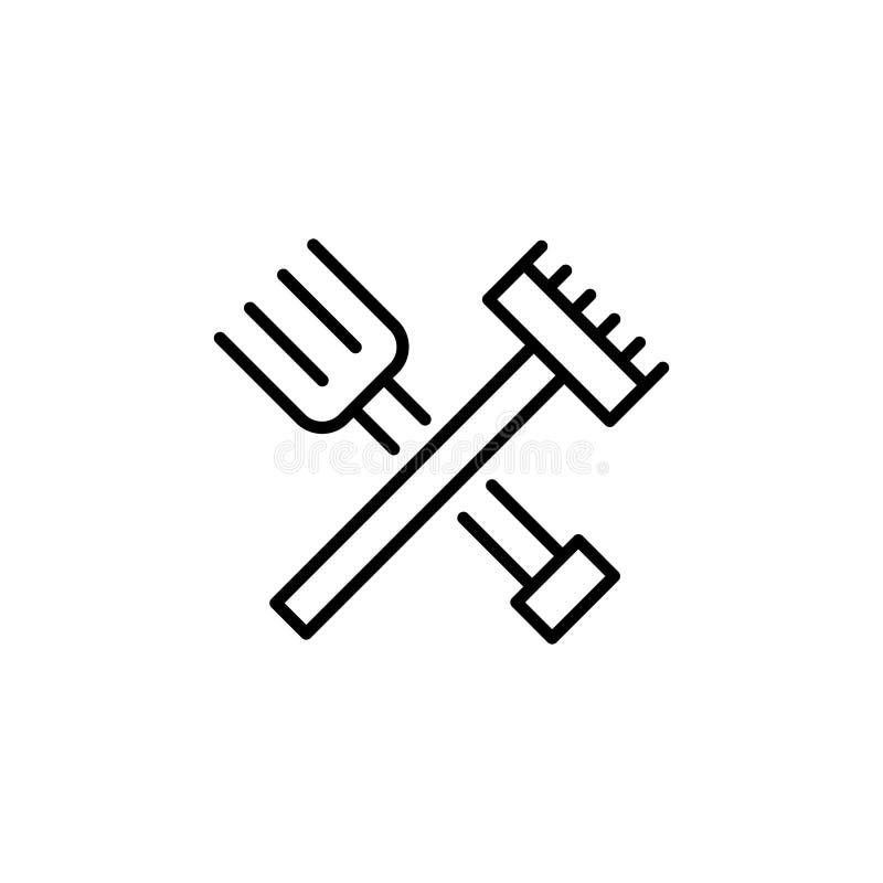 Garden Tools Icon stock vector. Illustration of ecology - 372065909