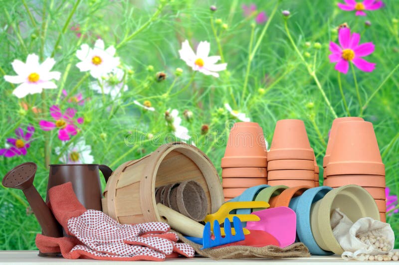 Garden tools stock image. Image of handle, white, rake - 50703855