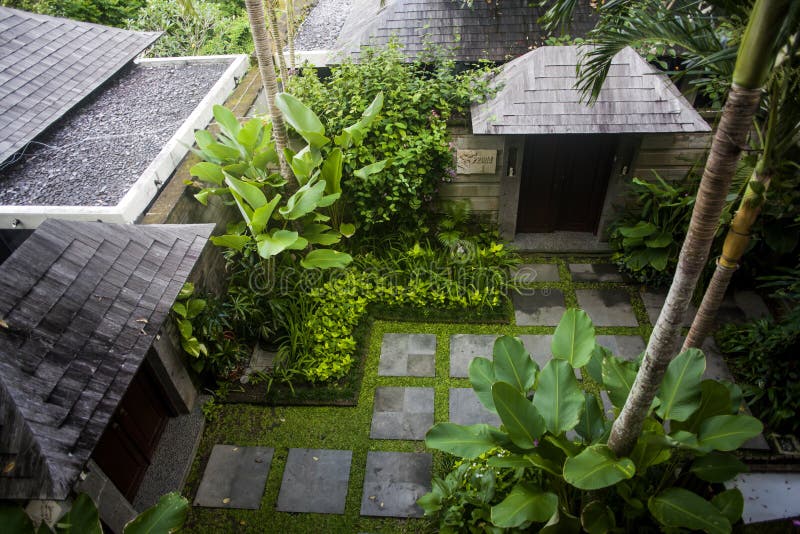 Garden top view stock image. Image of ornamental, locations - 39466849