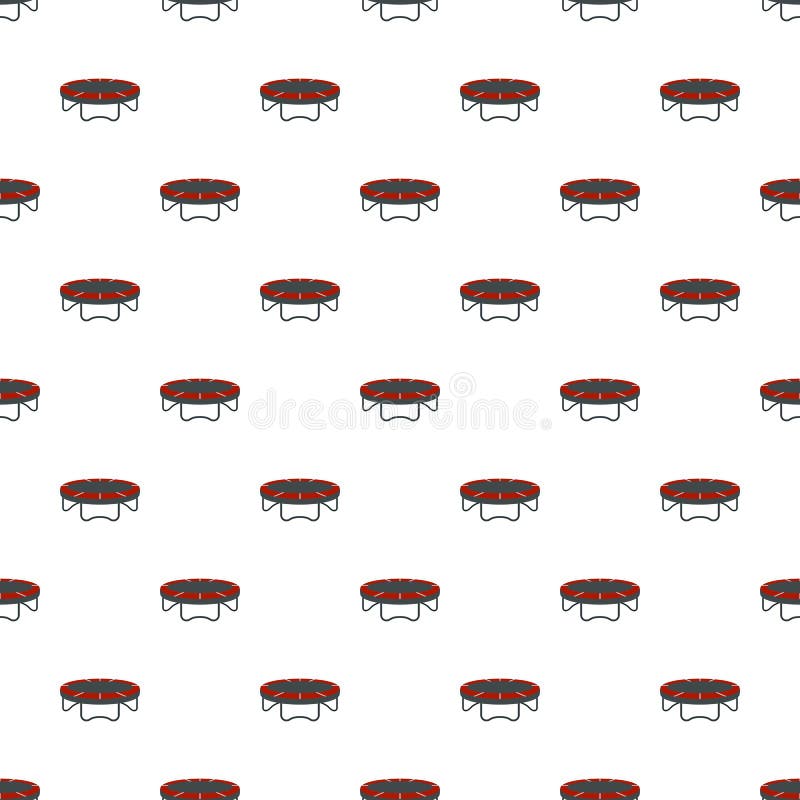 Garden Trampoline Pattern Seamless Vector Stock Vector - Illustration ...