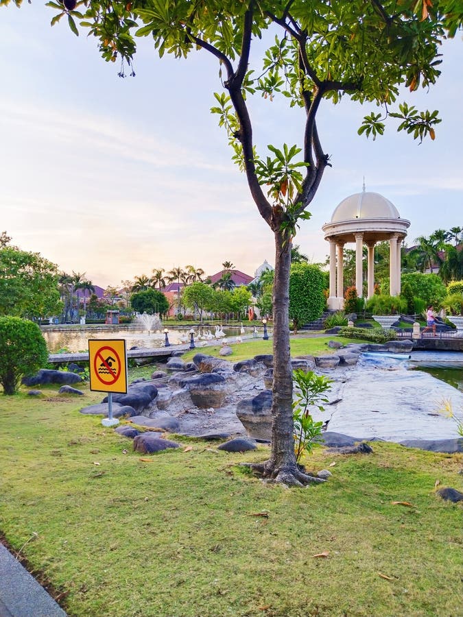 Garden in Villa Bukit Regency Surabaya Editorial Image - Image of ...