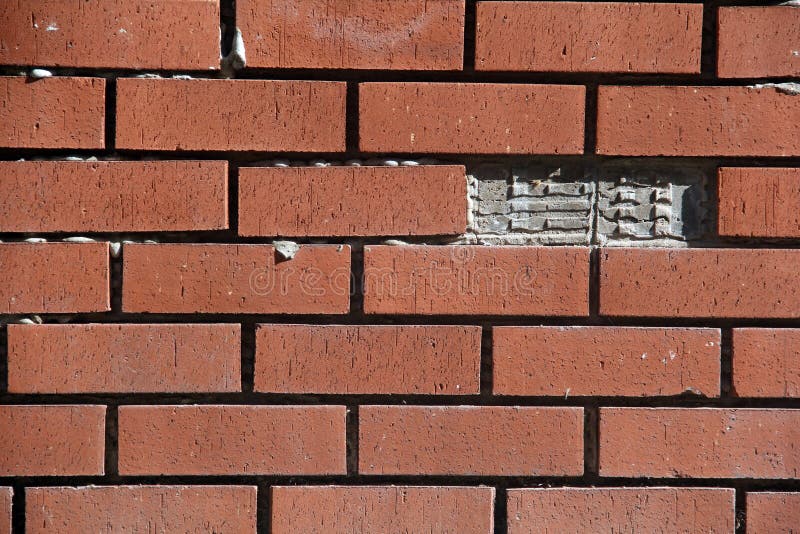 A Missing Brick in the Wall Stock Image - Image of design, missing ...