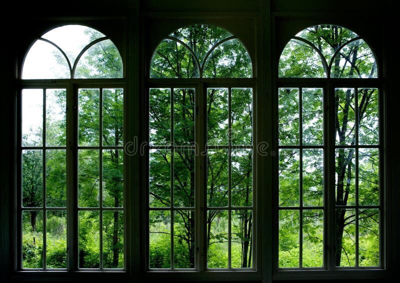 Garden Window stock image. Image of forest, magical, garden - 5716715