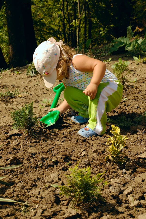 Gardener stock image. Image of plant, attractive, little - 14526377