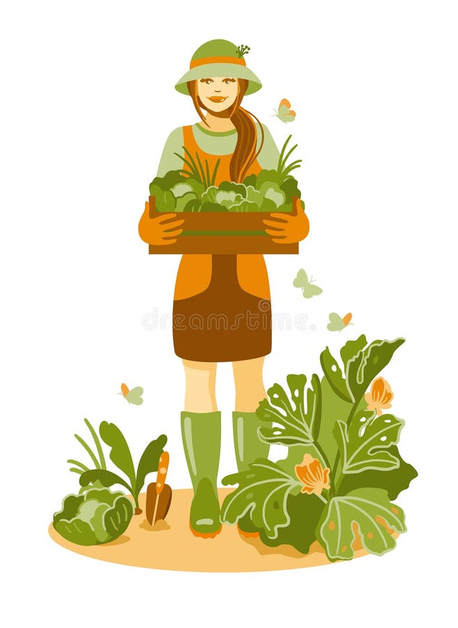 Illustrator Girl Farmer Stock Illustrations 9 Illustrator Girl Farmer