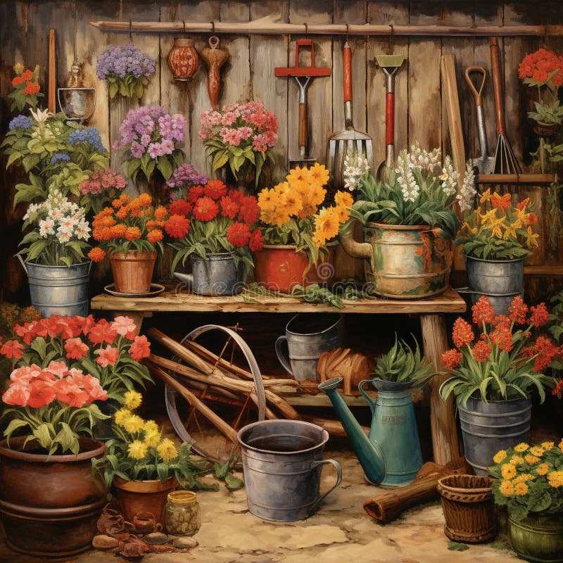 A Gardener S Legacy: Timeless Tools Passed Down for Generations Stock ...