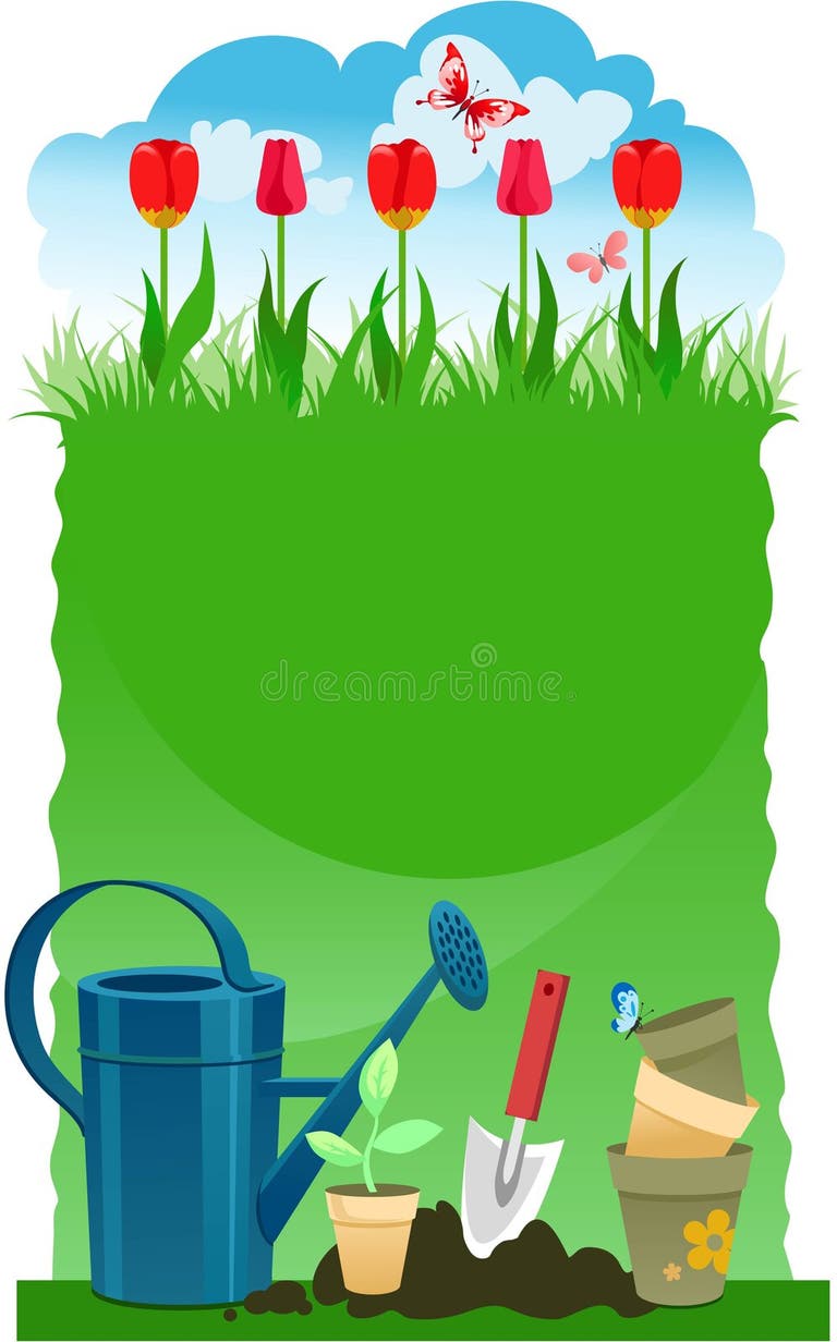 Gardening Background Stock Illustrations – 388,899 Gardening Background ...