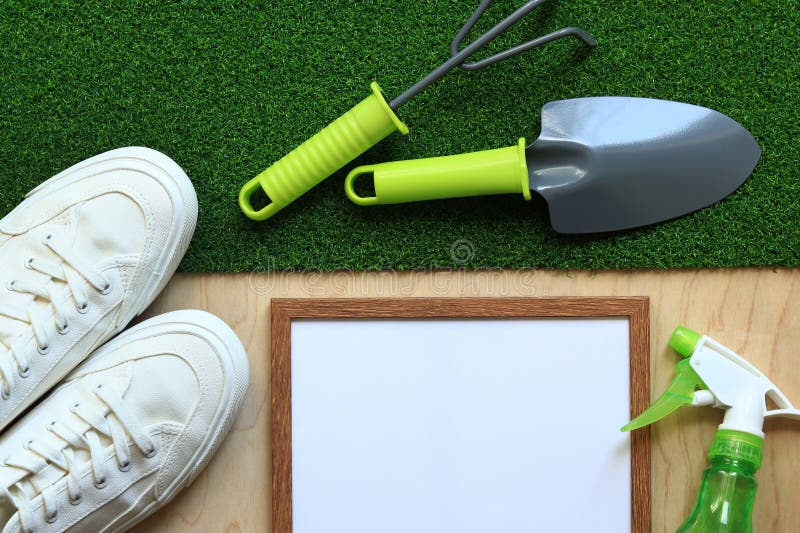 Gardening, Composition of Objects, Flat Lay Stock Photo - Image of ...