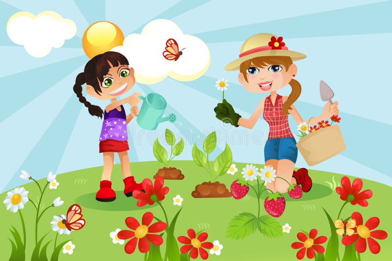 Family Gardening Stock Illustrations – 5,070 Family Gardening Stock ...