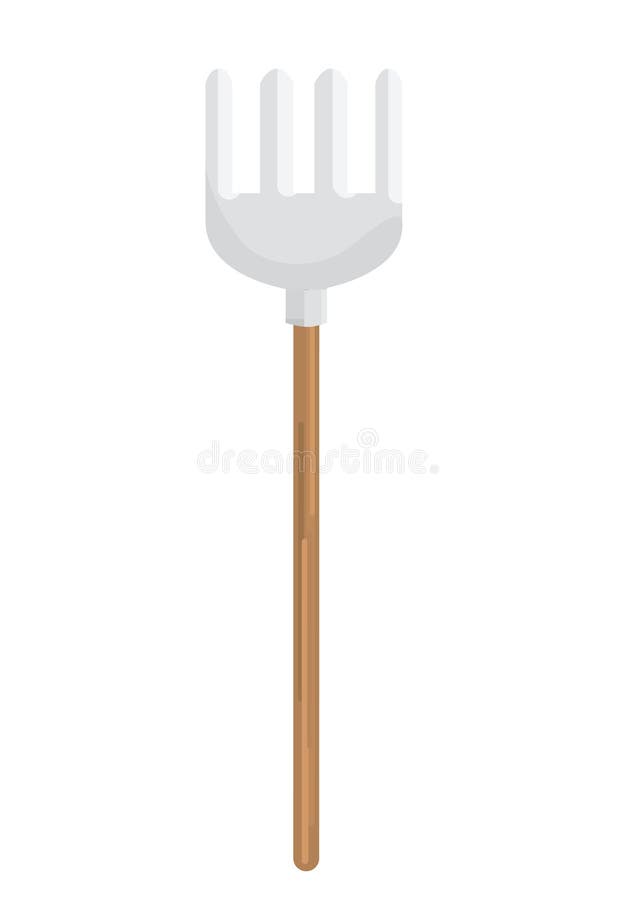 Gardening Fork. Vector Illustration Decorative Design Stock Vector ...