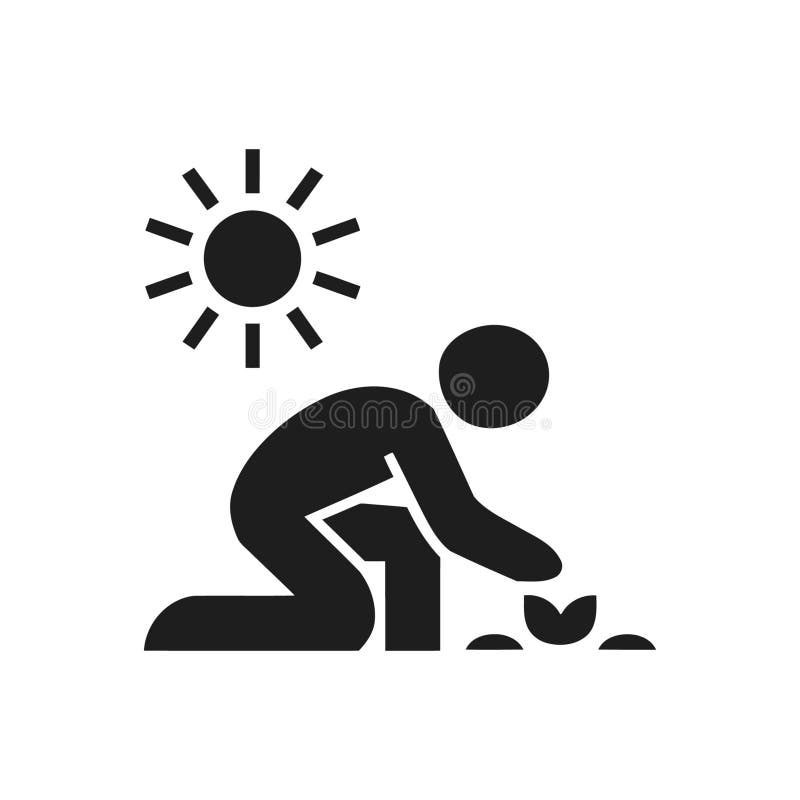 Gardening Icon stock vector. Illustration of symbol - 361856713