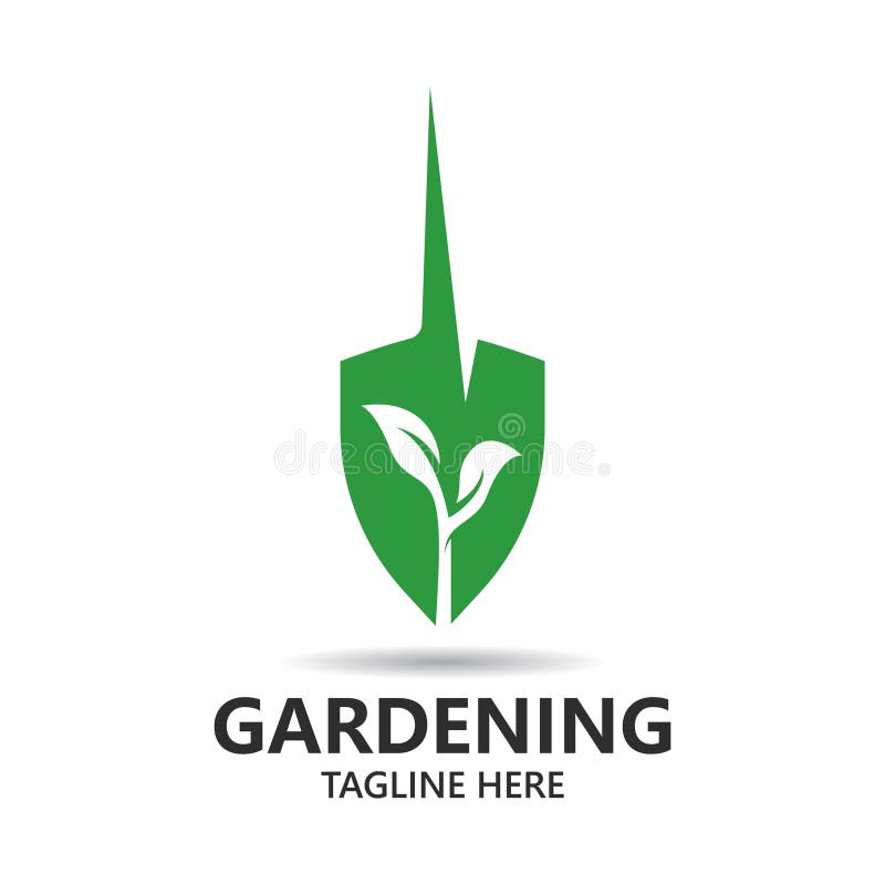 Gardening logo vector icon stock vector. Illustration of care - 286205400