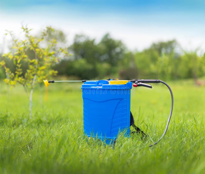 Gardening Sprayer in the Garden Stock Image - Image of handheld, spring ...