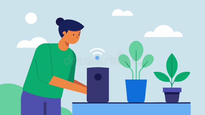 Gardening Tips Someone Tending To Their Garden Using a Smart Speaker on ...
